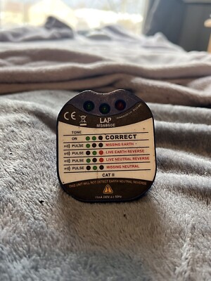 LAP 16A Socket Tester 230V AC | eBay UK