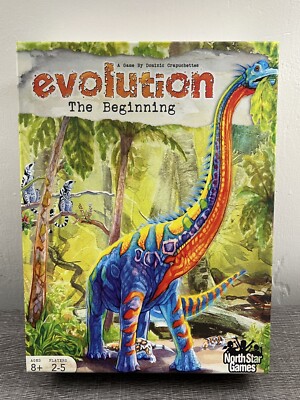 VERY LIGHTLY USED North Star Games Evolution: The Beginning Board Game ...