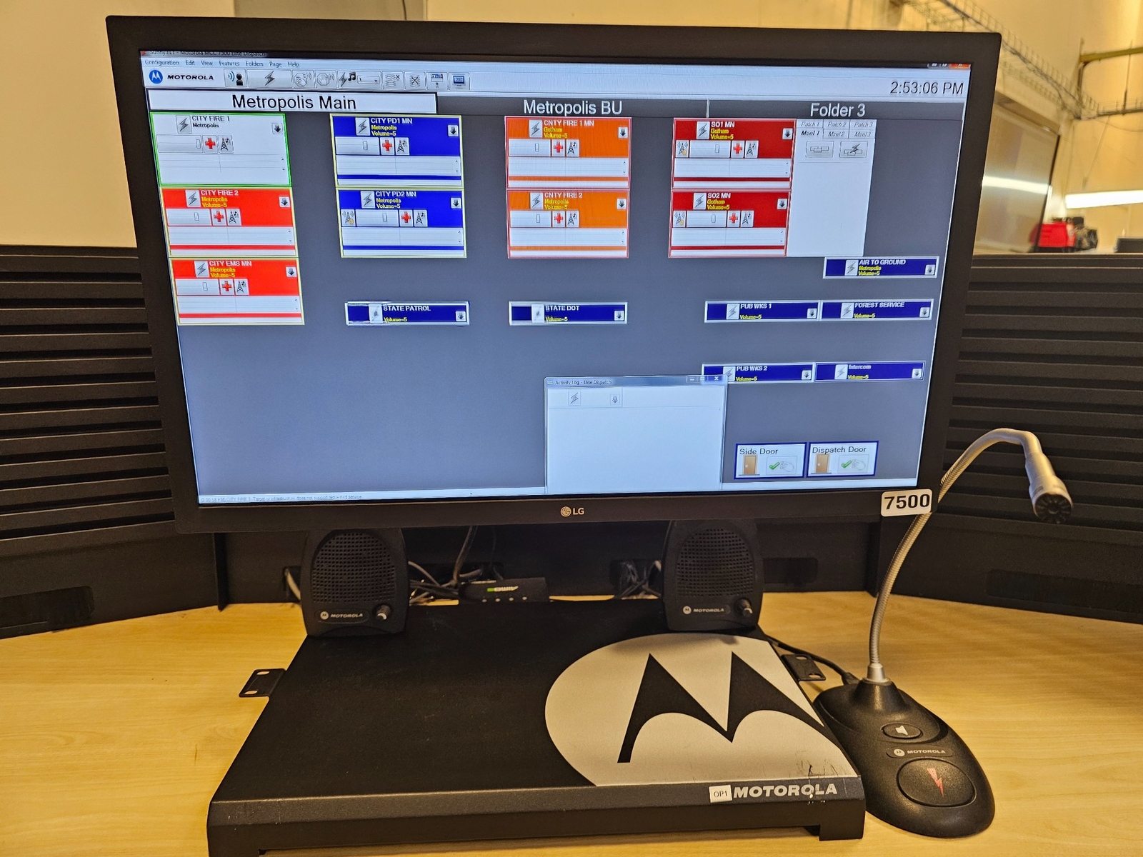 Motorola K2 Core Conventional Dispatch Console System Complete MCC7100 ...