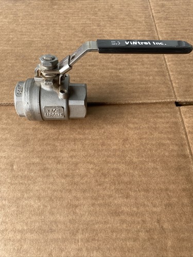 Vintrol 1” Stainless Steel Ball Valve Seal Welded | eBay