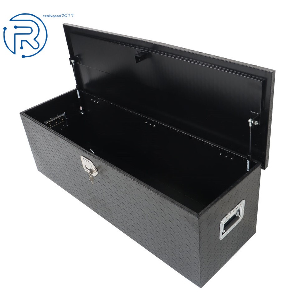 49"×15"×15" Aluminum Truck Pickup Flat Bed Tool Box Underbody Storage ...
