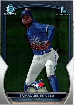 2023 Bowman Chrome #BCP-163 Enmanuel Bonilla Prospects | eBay