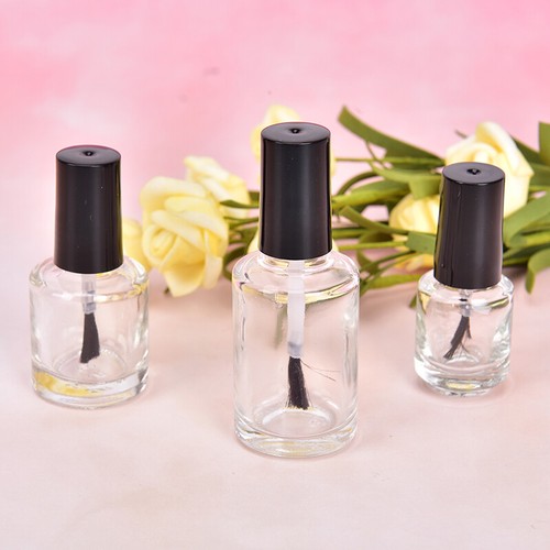 1Pcs 5/10/15ml Empty Glass Nail Polish Bottle With Brush Nail Oil Glass ...