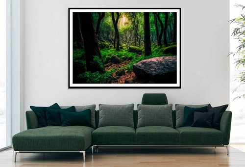Amazing Tropical Forest Scenery Print Premium Poster High Quality ...