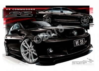 Commodore VE VE SS PHANTOM STRIPE & 20 A2 FRAMED PRINT (HC321C) | eBay ...