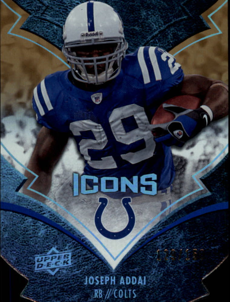 2008 Upper Deck Icons - Silver Die-Cut #32 Joseph Addai /150 for sale ...