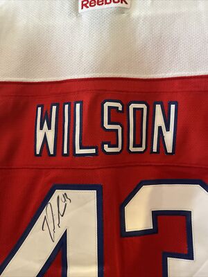 Authentic Alternate Washington Capitals Tom Wilson Jersey - Signed | eBay