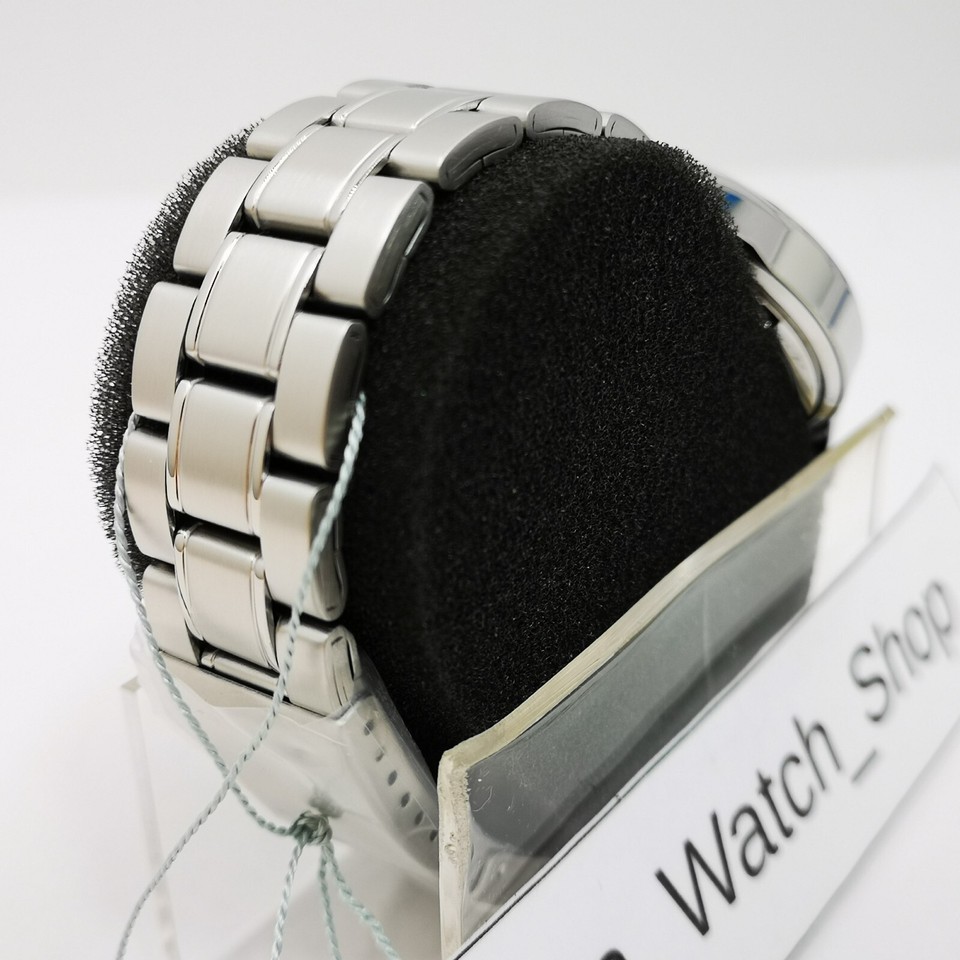 SEIKO SPIRIT SBTQ071 Blue Silver Chronograph Men's Watch New in Box | eBay