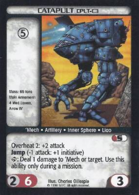 Battletech CCG: Catapult (CPLT-C3) [Ungraded] from set Premiere Limited BT WOTC | eBay