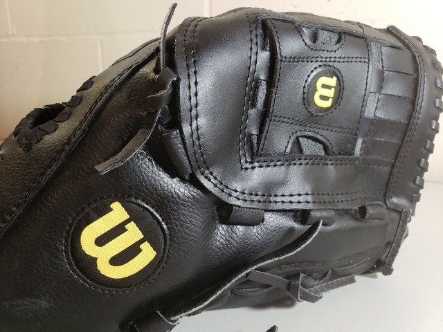 Wilson Custom Fit Softball Elite Glove RH 14 Inch Model A2444 Black | eBay