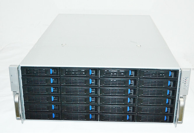 4U Rackmount Server Case with 24 Hot-Swappable SATA/SAS Drive Bays 4U ...