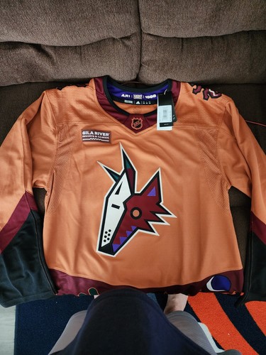ARIZONA COYOTES AUTHENTIC ADIDAS REVERSE RETRO 2.0 HOCKEY JERSEY SIZE ...