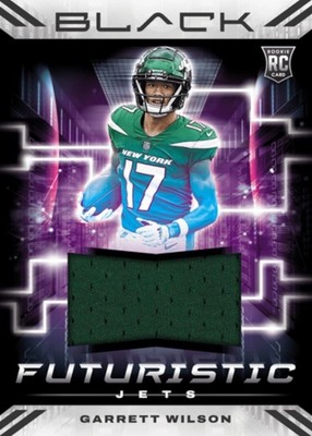 2022 Panini Black Garrett Wilson Futuristic Patch RC NFL Blitz Digital ...