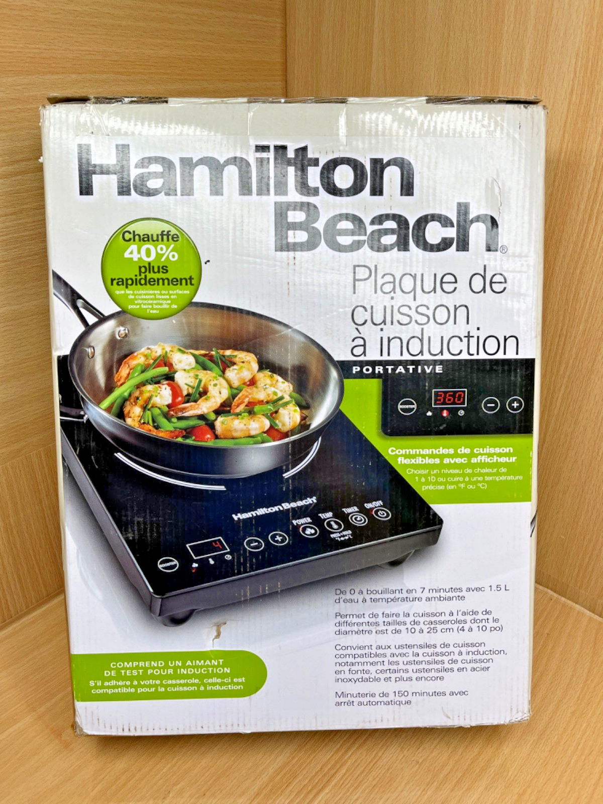 Hamilton Beach 34104 10" Modular Electric Induction Cooktop - Black | eBay
