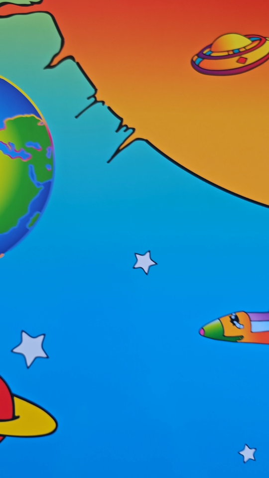 Peter Max 50th Anniversary of NASA 08 Hand Signed Poster POP Art ...