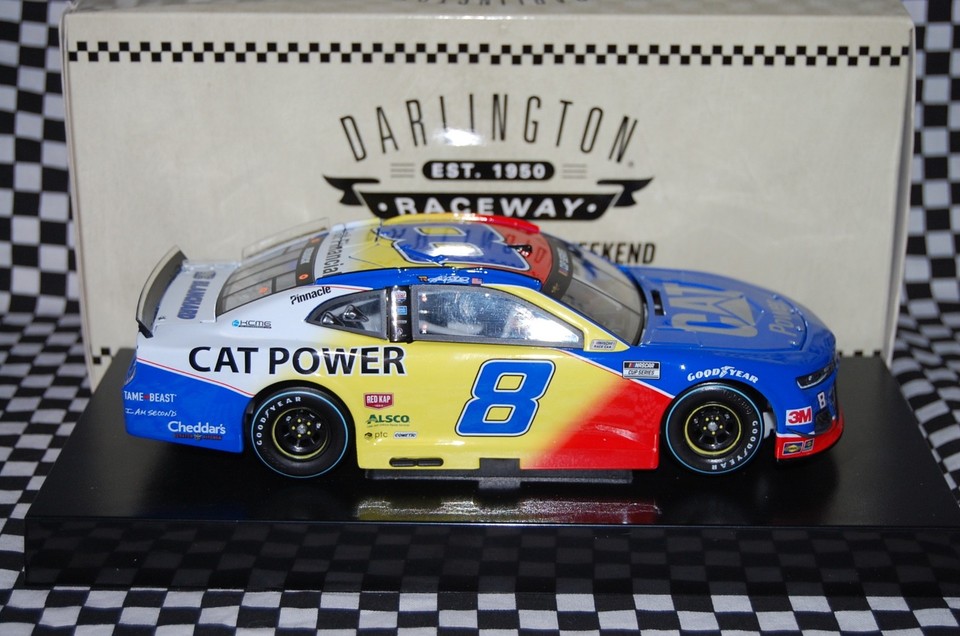 Tyler Reddick #8 CAT POWER Throwback Camaro 2021 1/24 NASCAR Die-cast ...