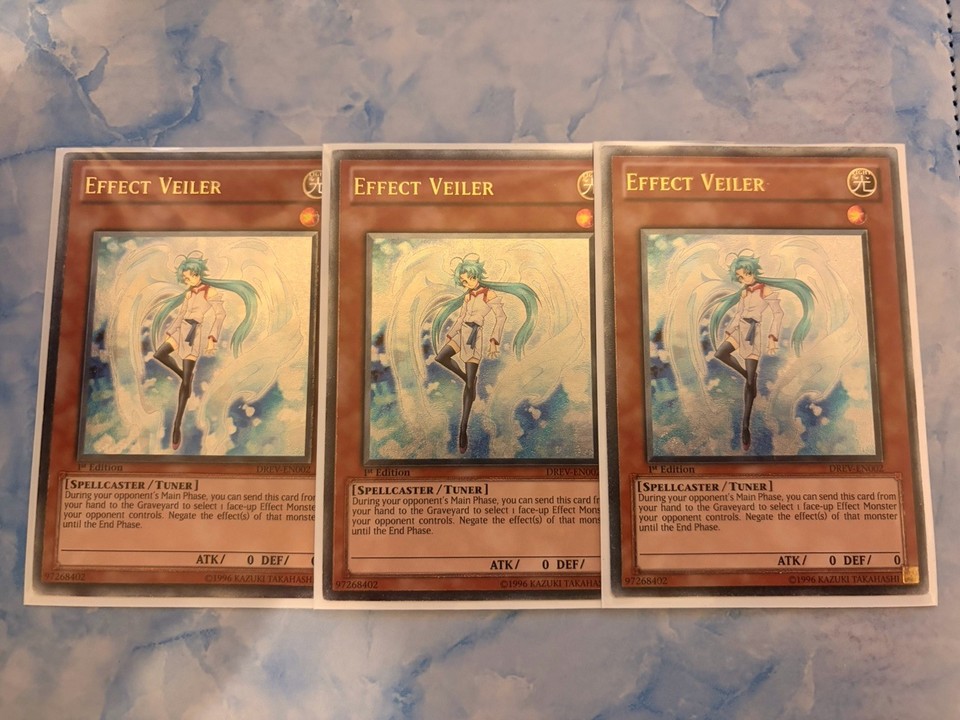 Effect Veiler Ultimate Rare 1st Edition DREV-EN002 EURO PRINT Yu-Gi-Oh ...