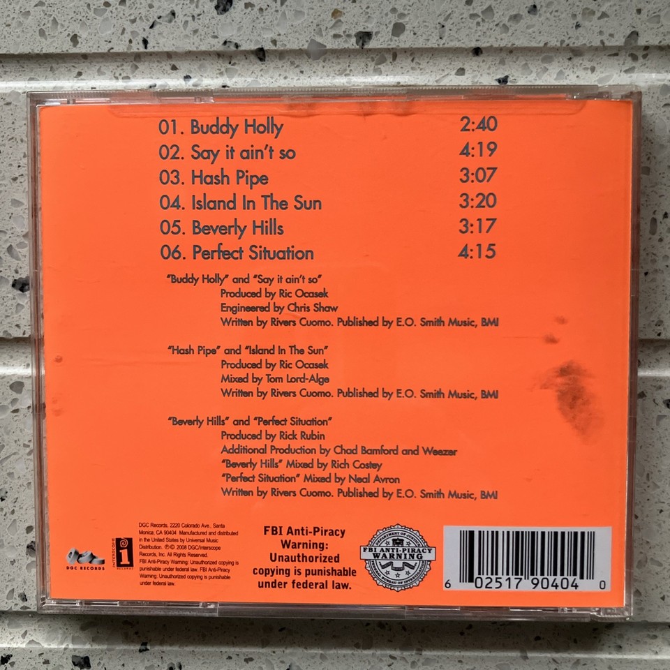 WEEZER - Six Hits - EP CD US import Best Buy exclusive nr mint Buddy ...