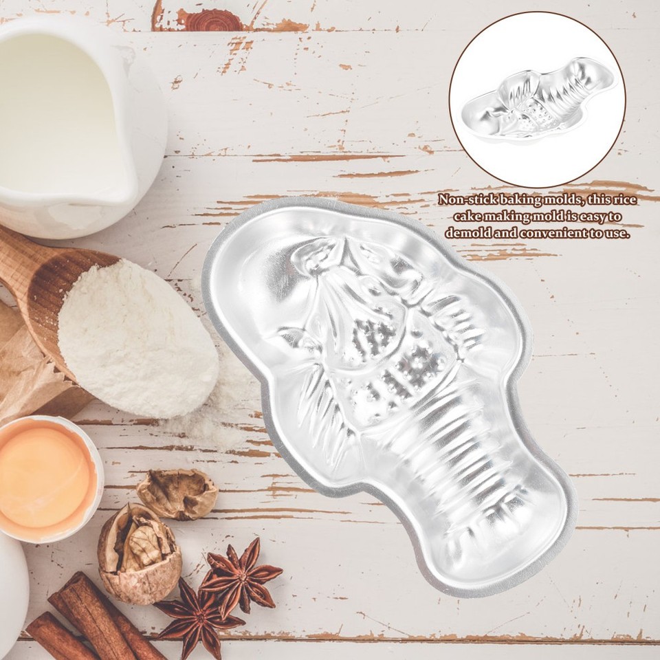 Steamed Pudding Mold with Lid Mousse Cake Dessert Bake Baking Mould ...