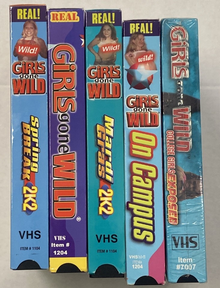 Lot Of 5 Gone Girls Wild VHS Various Titles | eBay