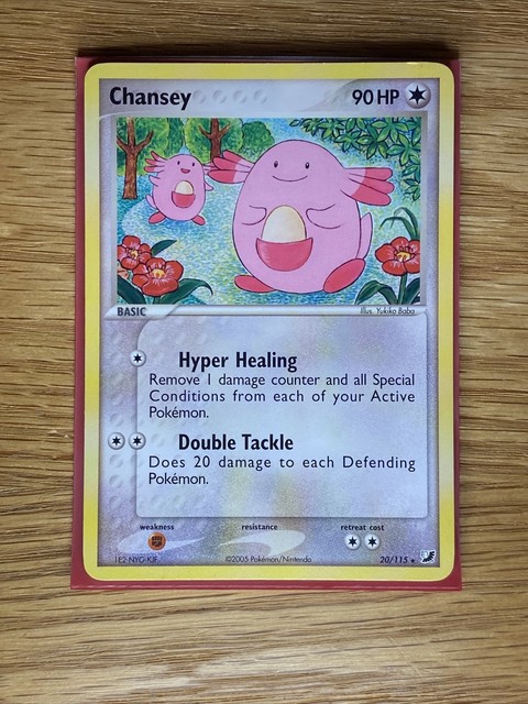 Pokémon TCG Chansey EX Unseen Forces 20/115 Regular Rare for sale ...