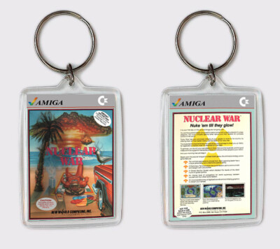 NUCLEAR WAR COMMODORE AMIGA LLAVERO KEYRING | eBay