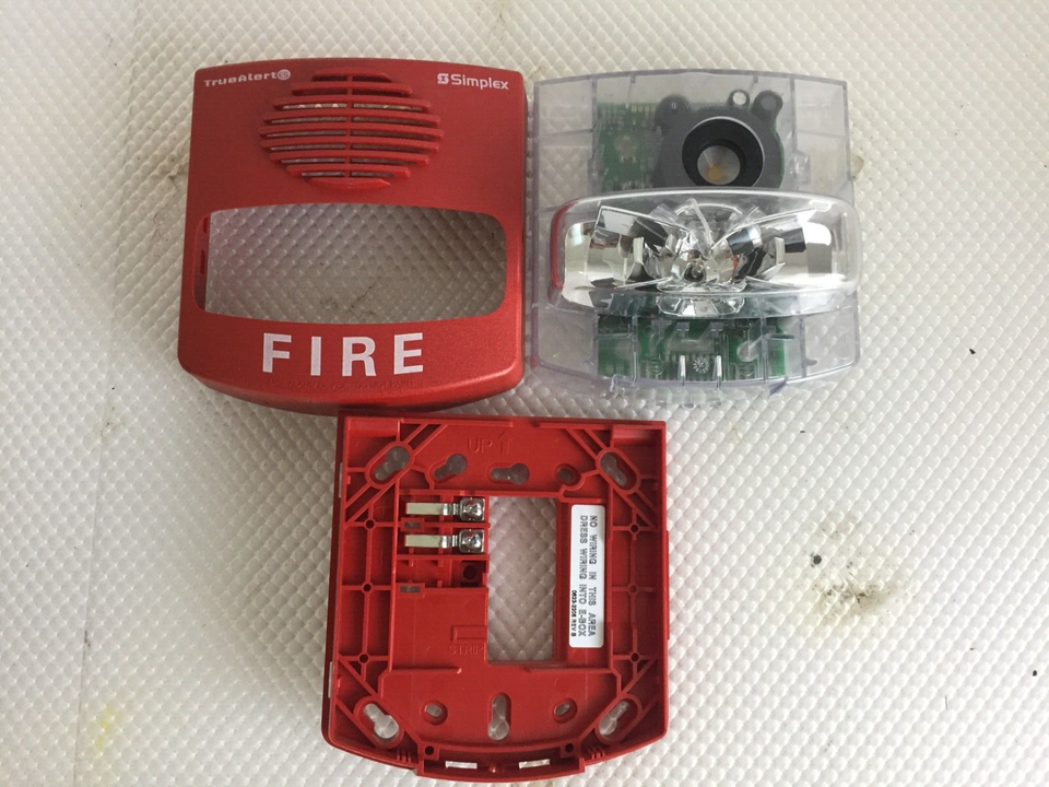 SIMPLEX TRUE ALERT 07430157 RED HORN STROBE..190 | eBay