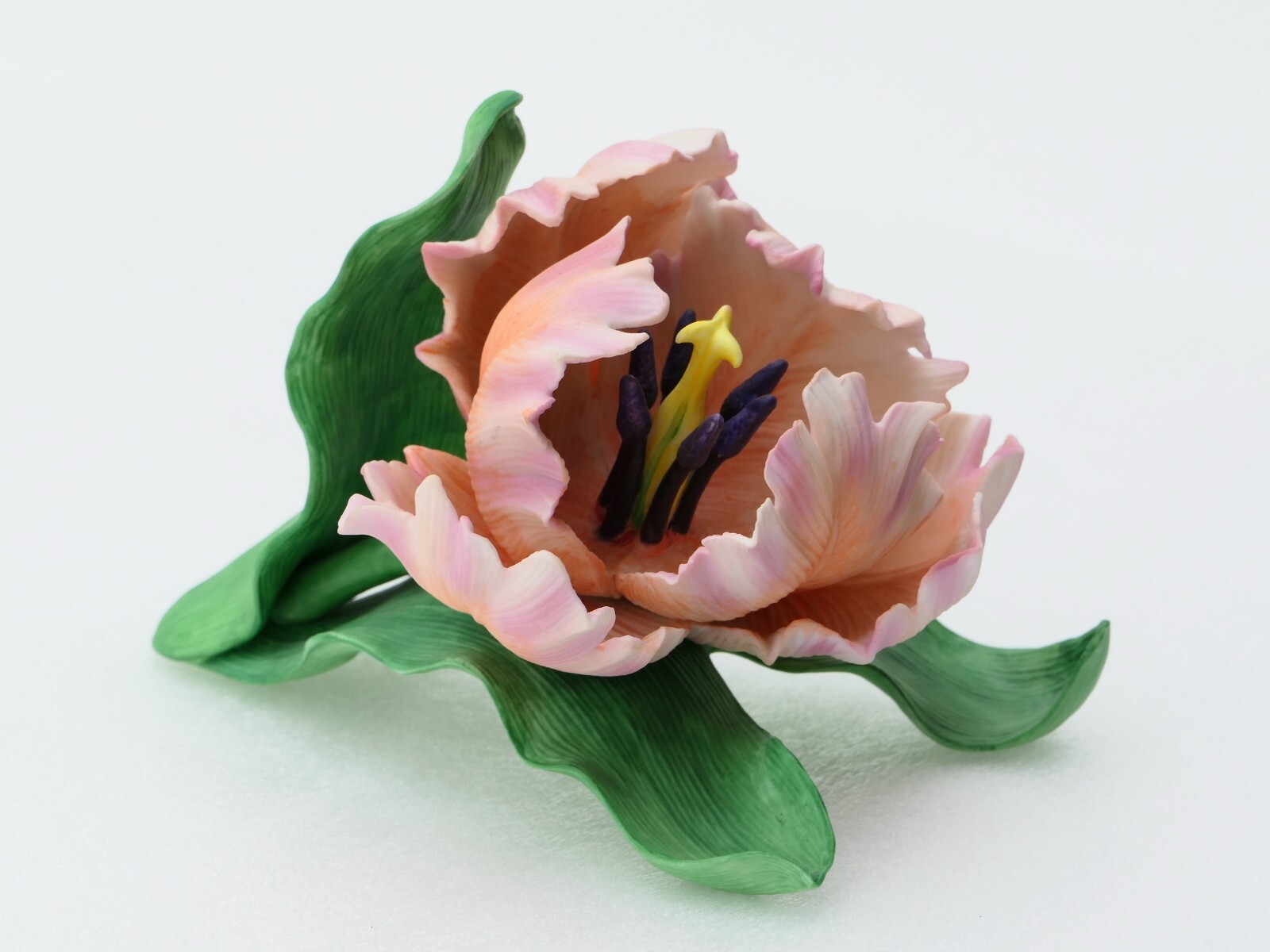 Lenox Porcelain Pink PARROT TULIP Flower Figurine - 1989 | eBay