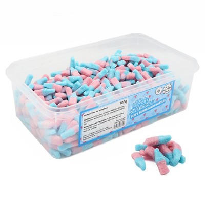 Candy Realms Fizzy Bubblegum Bottles 1p Tub 1.02kg - 1 x 1kg Tub | eBay