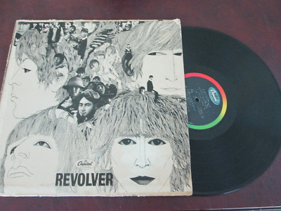 The Beatles -Revolver- 1966 LP CAPITOL T2576 MONO -vinyl plays g to vg ...