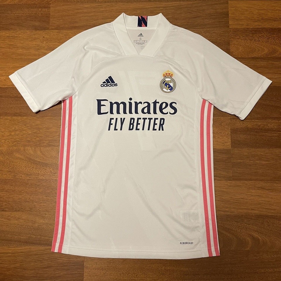REAL MADRID ADIDAS 2020/2021 FOOTBALL HOME JERSEY #7 HAZARD SIZE “S ...