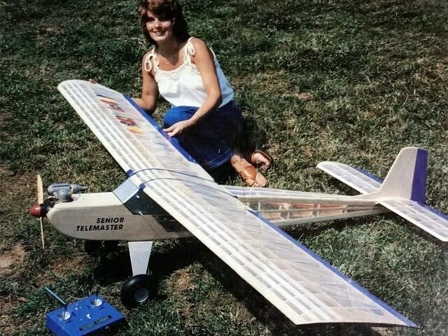 Model Airplane Plans (RC): SENIOR TELEMASTER 95" Wingspan for .40-.60 ...