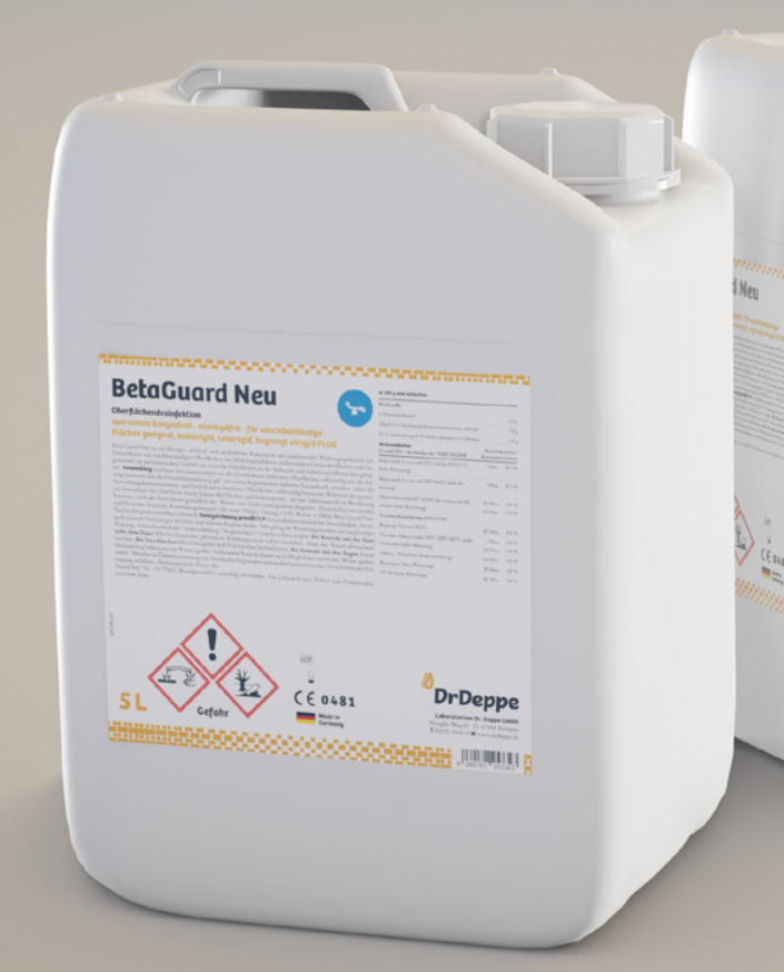 Beta Guard Neu 10 Liter Flächendesinfektion Konzentrat begrenzt viruzid ...