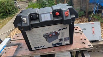 Numax Leisure Battery Box Deluxe With Strap for Caravan Camper Boat ...