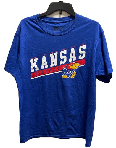 Kansas jayhawks t shirt medium adult unisex short sleeve | eBay