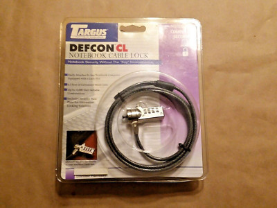 NEW Targus Defcon CL Laptop Cable Lock Part # CQ410U | eBay