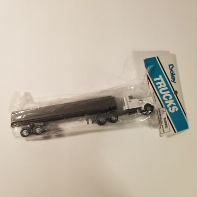 HO Scale 1:87 Boley Trucks Semi Diecast Cab + Tanker Trailer (White ...