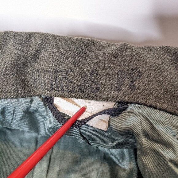 USMC Marine Corps Dress Alpha Green Service Jacket Military Coat Size ...