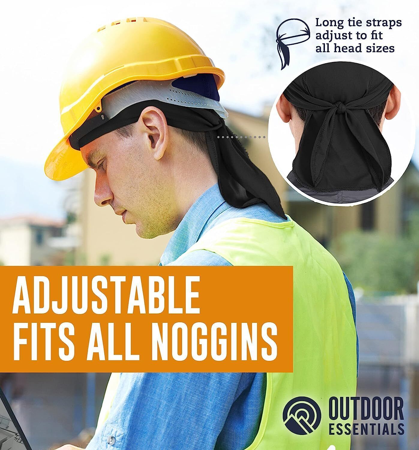 Cooling Do Rags Skull Cap Helmet Liner Sweat Head Wraps Bandanas for ...