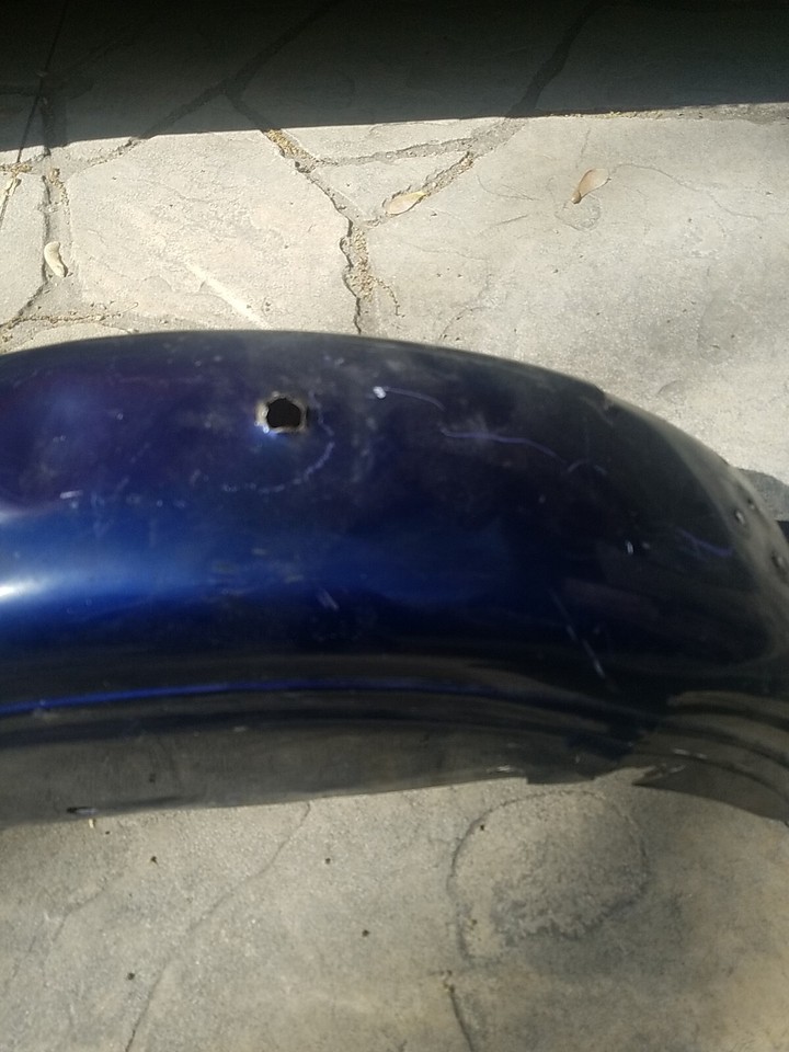 Old Harley-Davidson Motorcycle Original Knucklehead Panhead Rear Fender ...