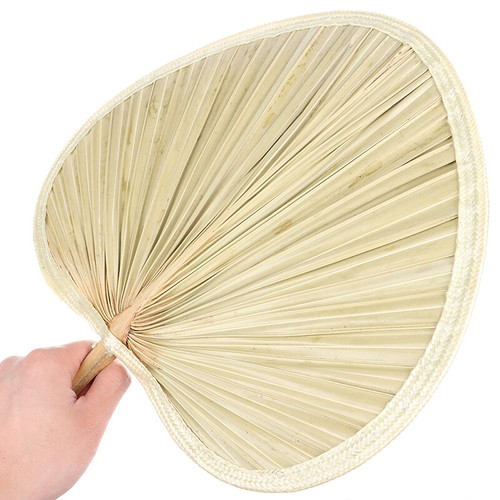 Straw Fan DIY Hand-woven Palm Leaf Woven Summer Cooling Mosquito ...
