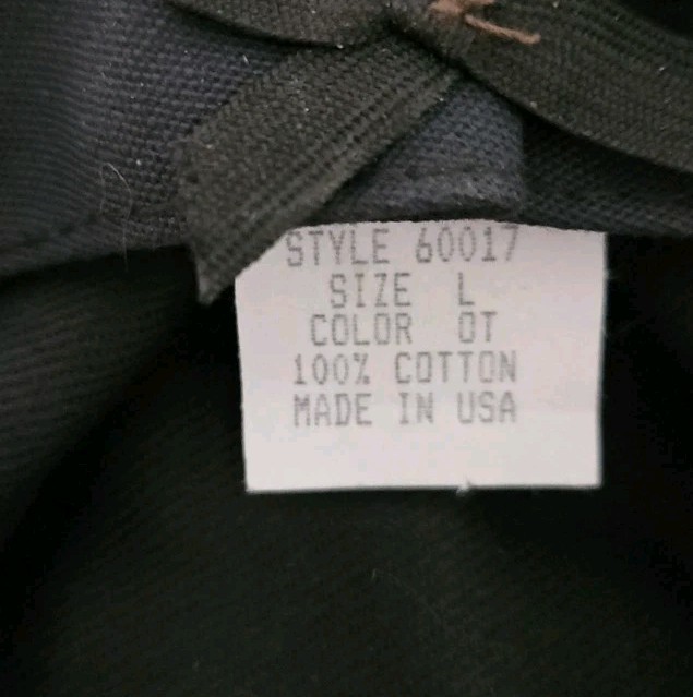 Vintage Filson Tin Cloth Packer Hat Green Waxed Canvas Cotton USA Size ...