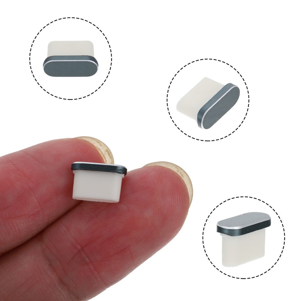 6Pcs Aluminium Alloy Type-C Plugs for Type-C Port on Phone Tablet ...