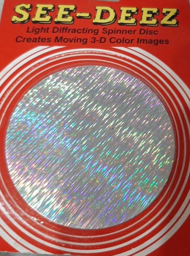See-Deez Light Diffracting Spinner Disc (Vintage )RARE #3-Brand New ...