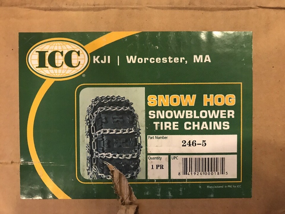 Tire Chains ,Snowblower Chains, ICC Snow Hog 16x650x8, 246-5 | eBay