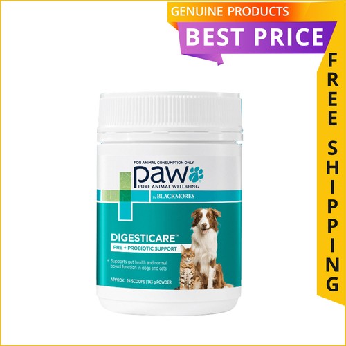 PAW DIGESTICARE Pre + Probiotic Support Powder For Dogs & Cats 143 Gms ...