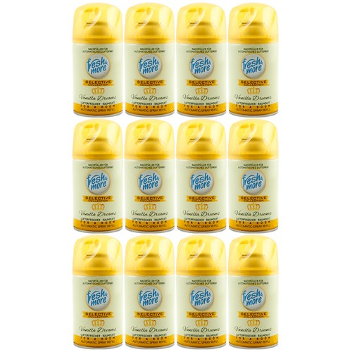 Fresh & more Automatique Spray Recharge Vanille Rêves 12 X 250ml ...