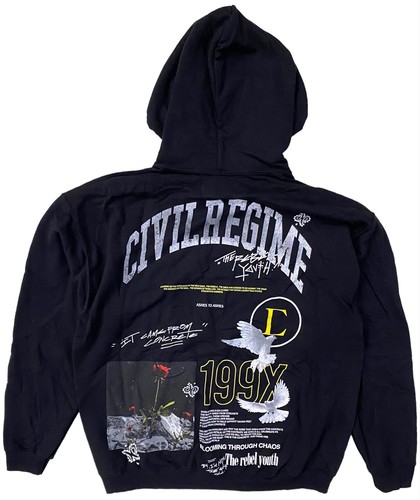 Civil Regime by Darc Sport Men's From The Concrete Classic Hoodie ...
