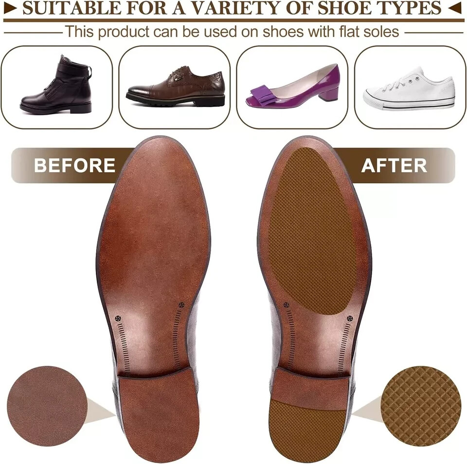 10 Pack Non-Slip Shoe Sole Protector Shoe Bottom Pads Anti Slip Shoe ...