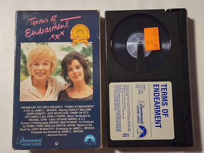 TERMS OF ENDEARMENT BETA BETAMAX TAPE IN BOX SHIRLEY MACLAINE JACK ...